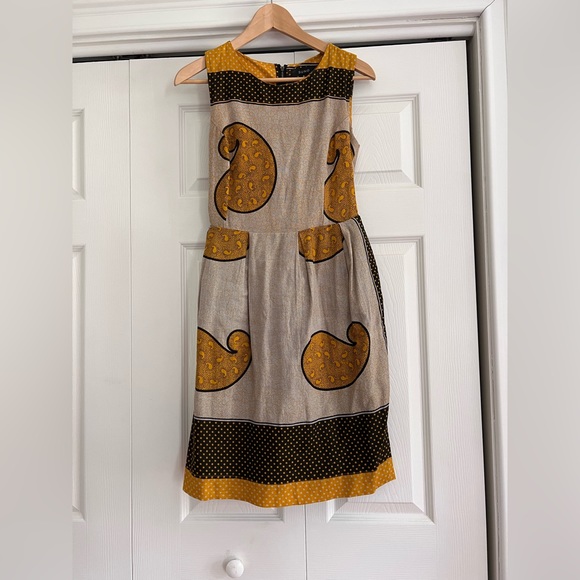 SUNO | Dresses | Suno Nyc Dress Cotton Bold Graphic With Puff Skirt And ...